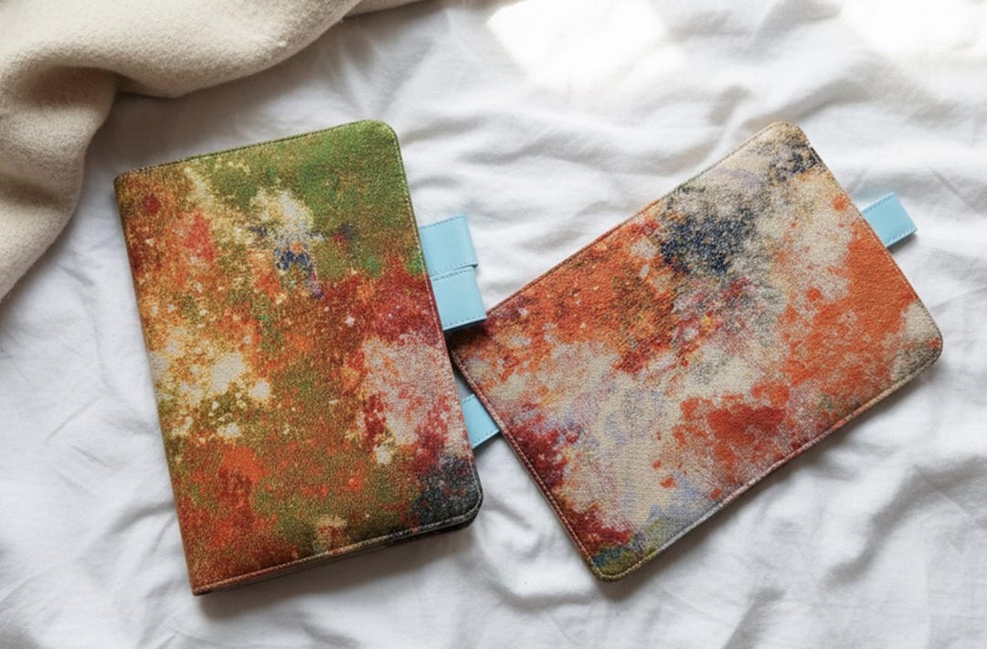Watercolor Hobonichi Style Weeks A5 A6 Cover 2026 Refillable Rivet Band ...