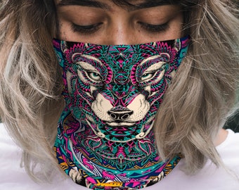 Wolf Balaclava - Etsy