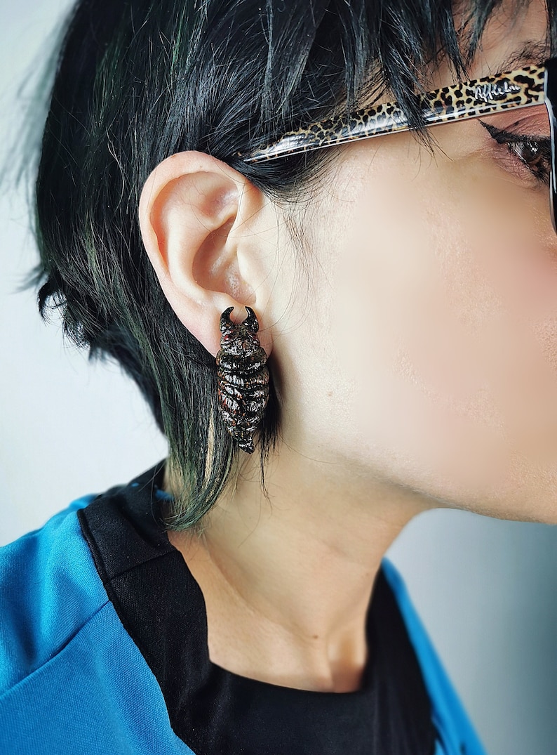 Ceti Alpha V Larva Earring the Wrath of Khan Worm ST - Etsy