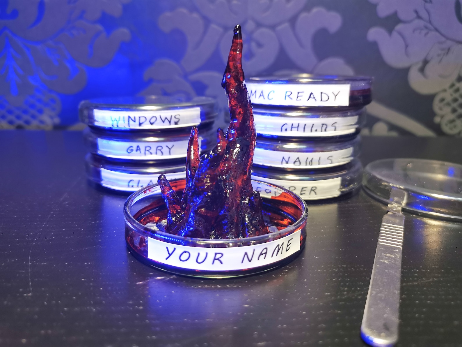 The Thing Blood Test Movie Replica Horror Decor Petri Dish - Etsy UK