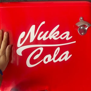 Nuka Cola Transfer Vinyl Decal Fridge Vintage Logo Wasteland - Etsy