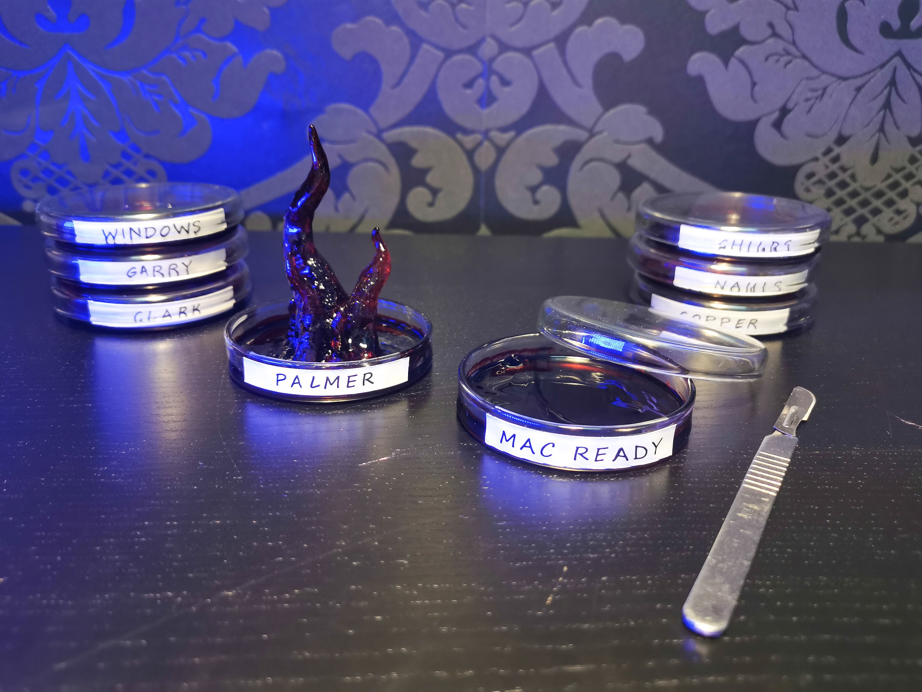 The Thing Blood Test Movie Replica Horror Decor Petri Dish - Etsy UK
