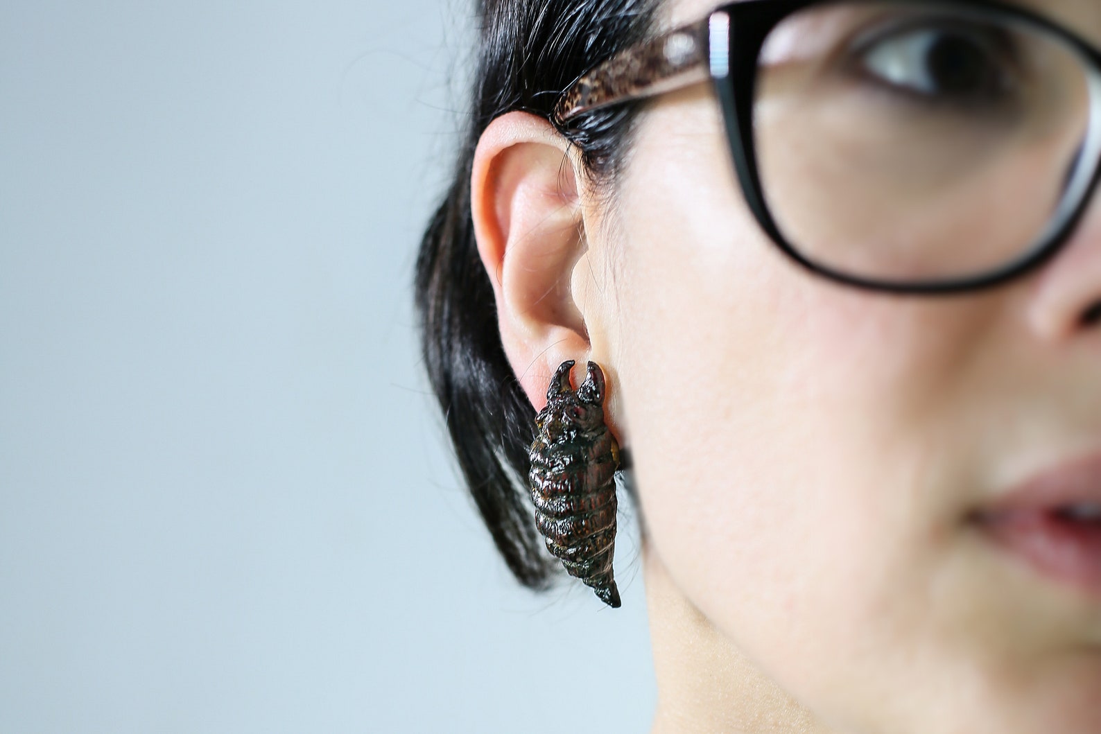 Ceti Alpha V Larva Earring, the Wrath of Khan Worm, ST Cosplay, Prop ...