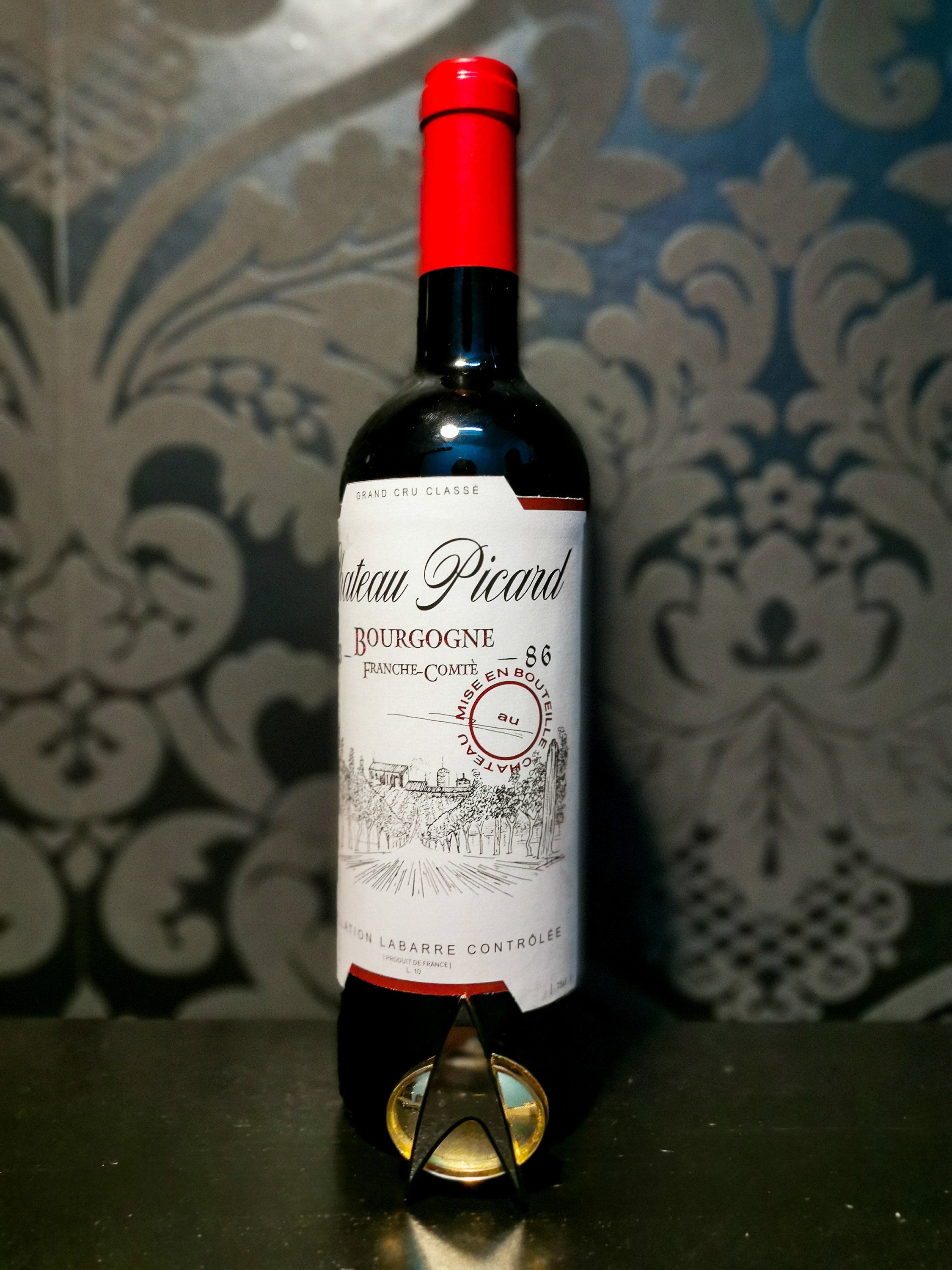Chateau Picard Wine Label Design Instant Download Star Trek - Etsy Finland