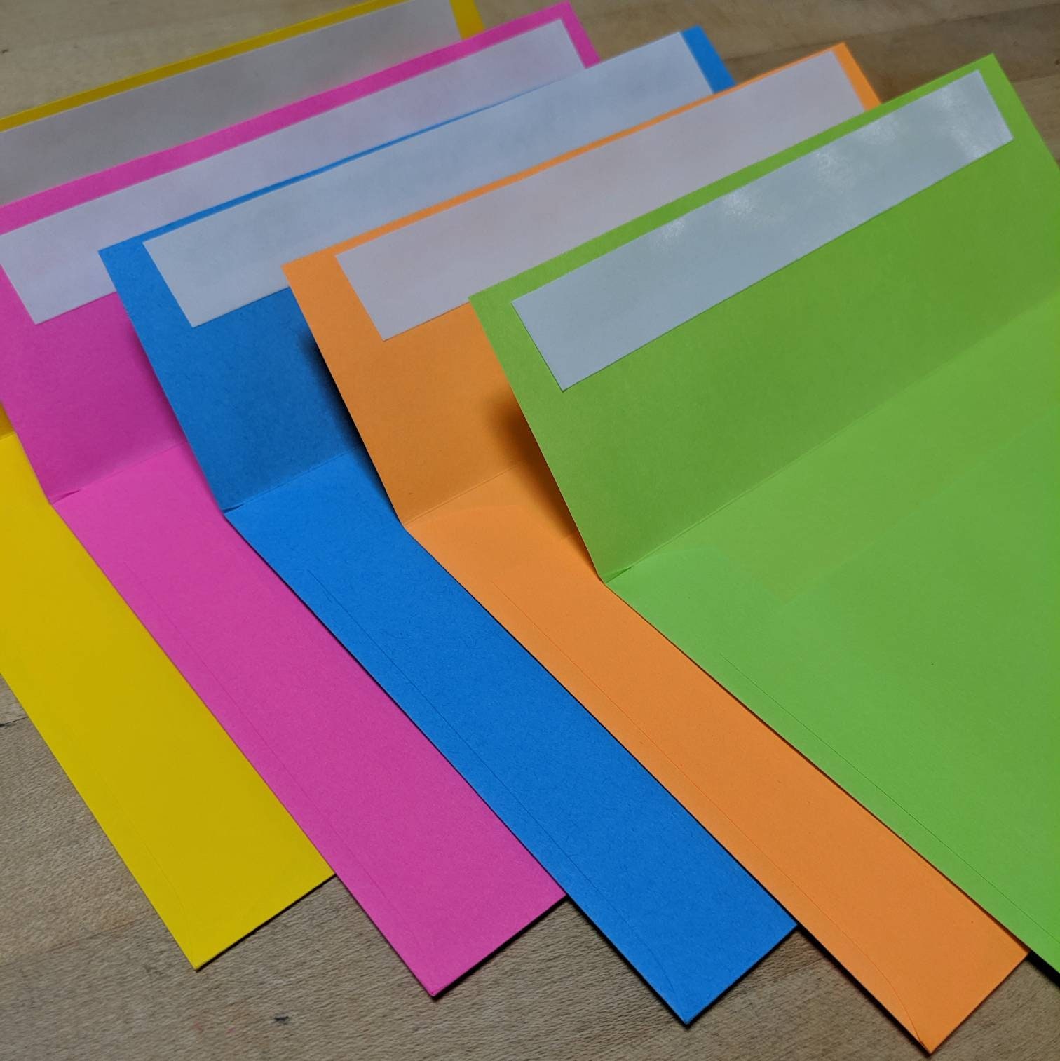 10 Multi-color Envelopes Invitation A6 Bright or Pastel - Etsy