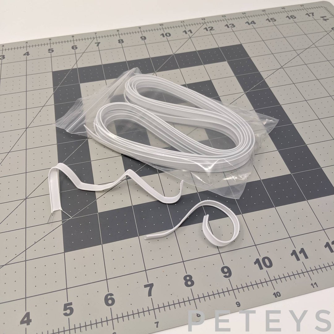 Bendable Nose Wire Strips for Face Mask Nose Bridge. 5 Yards, Trim to ...