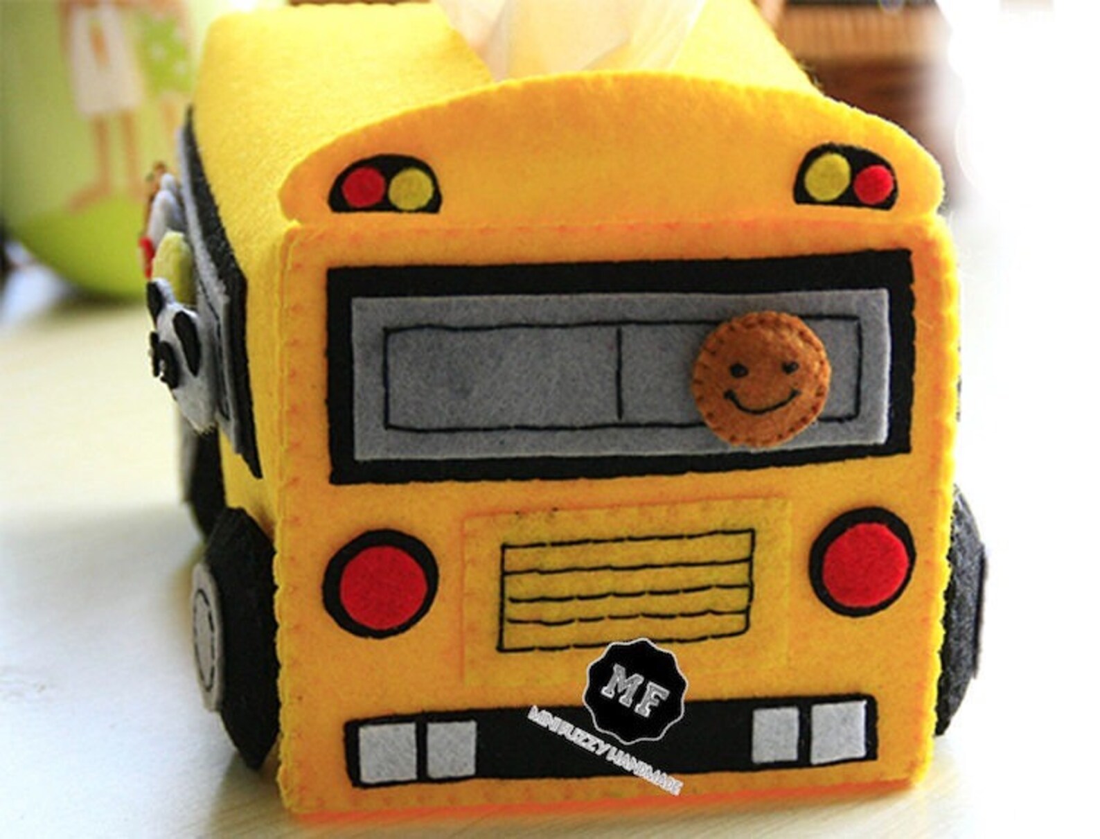 School Bus Tissue Box Cover DIY Kit - Etsy