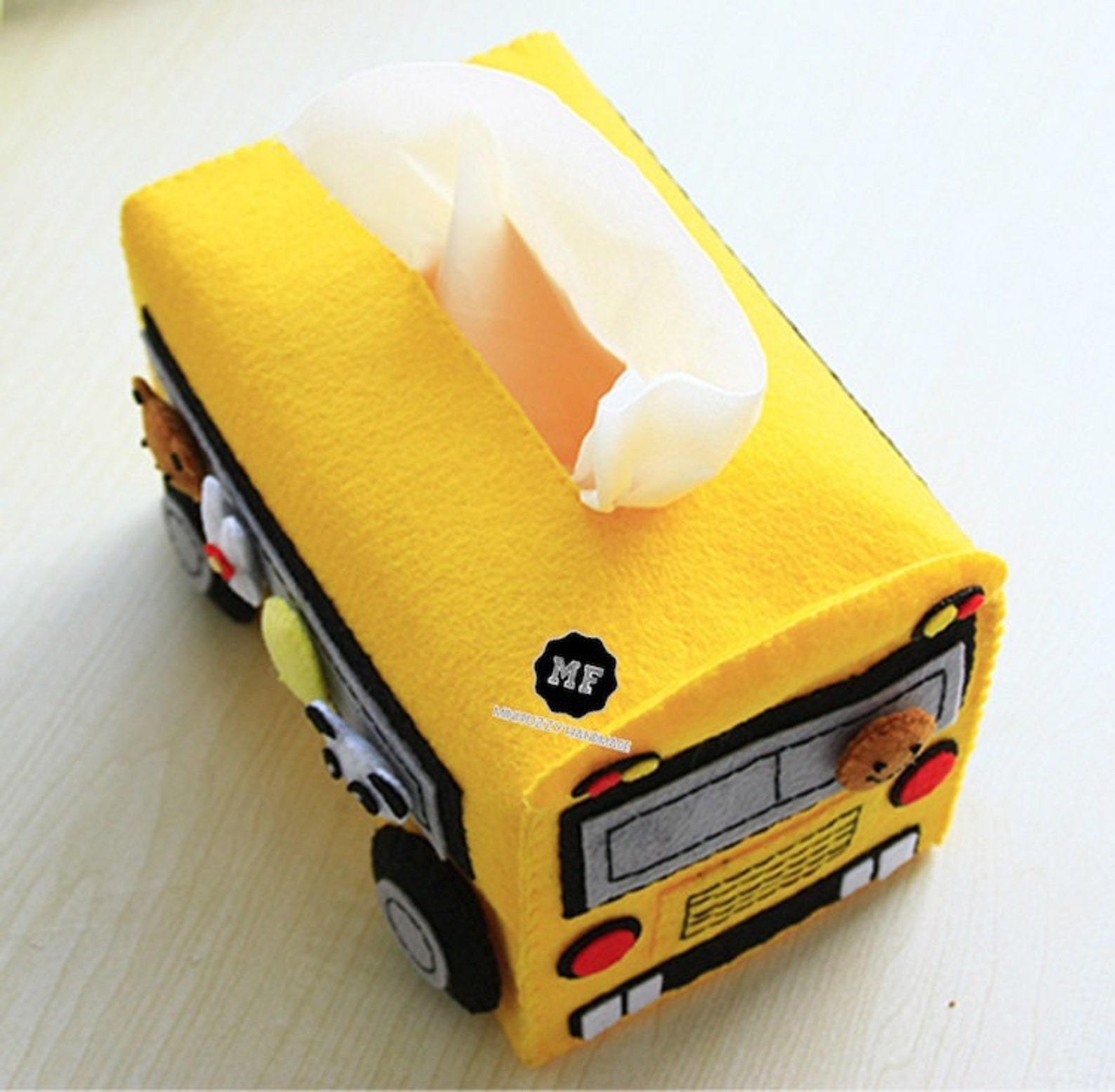 School Bus Tissue Box Cover DIY Kit - Etsy