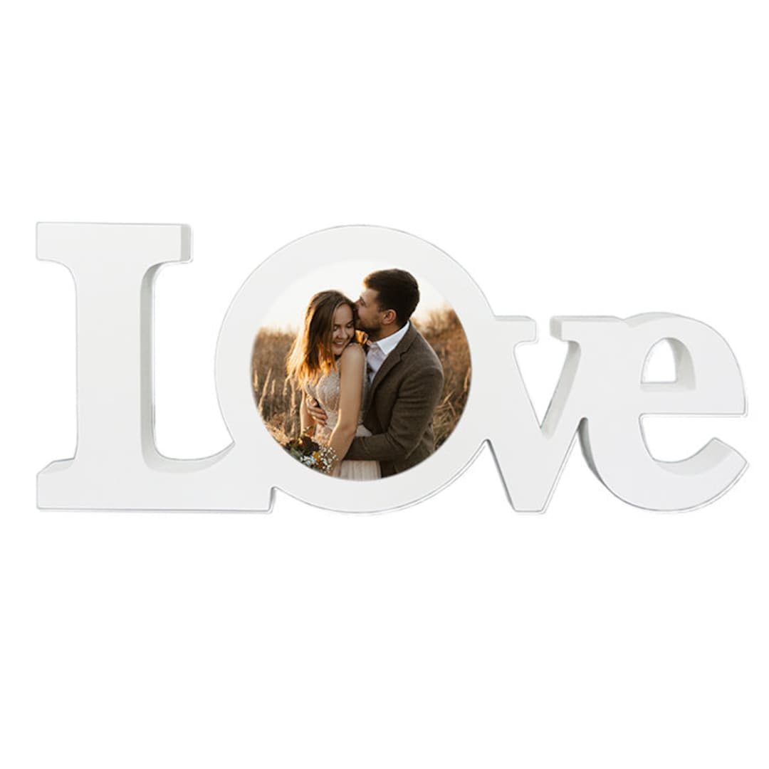 Love Sign Home Decor Wooden Sign Rustic Wooden Sign White Love Sign ...
