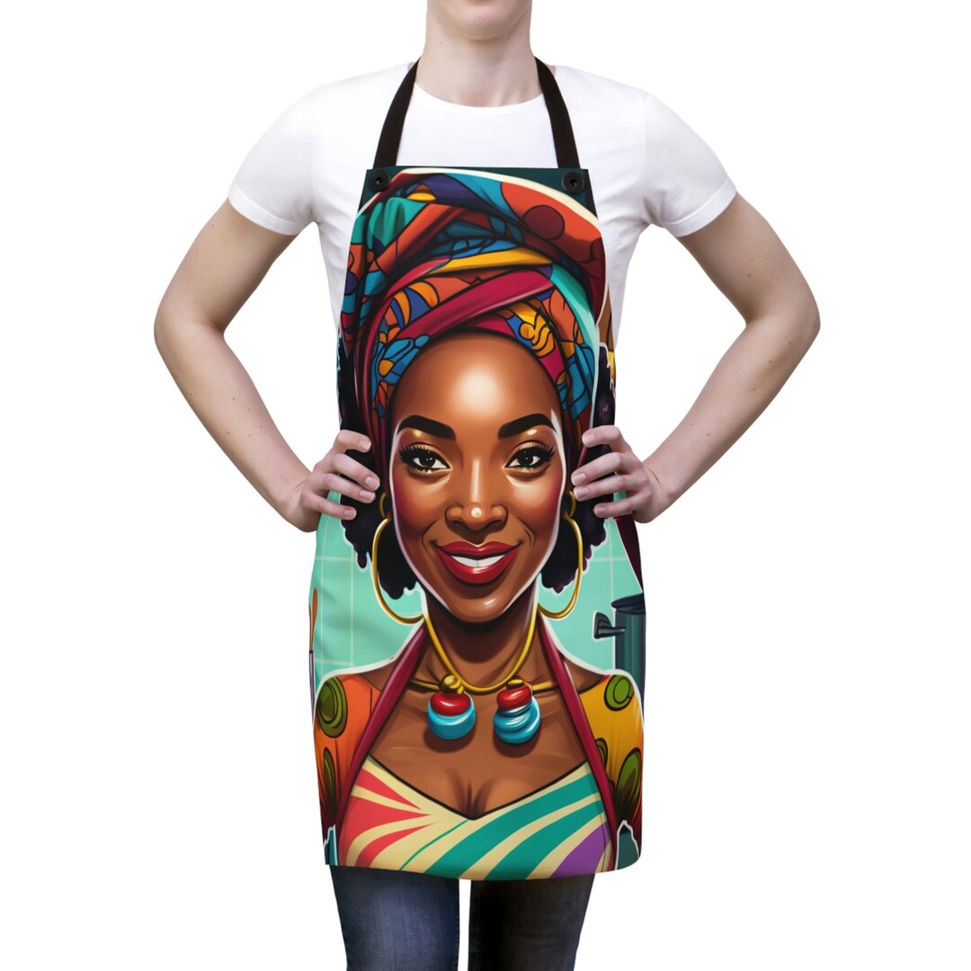Apron, Colorful Apron, African American Apron - Etsy