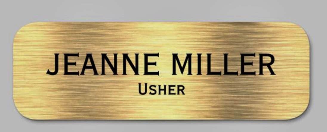 Personalized Full Color Name Badge: Custom Logo ID Tag - Etsy