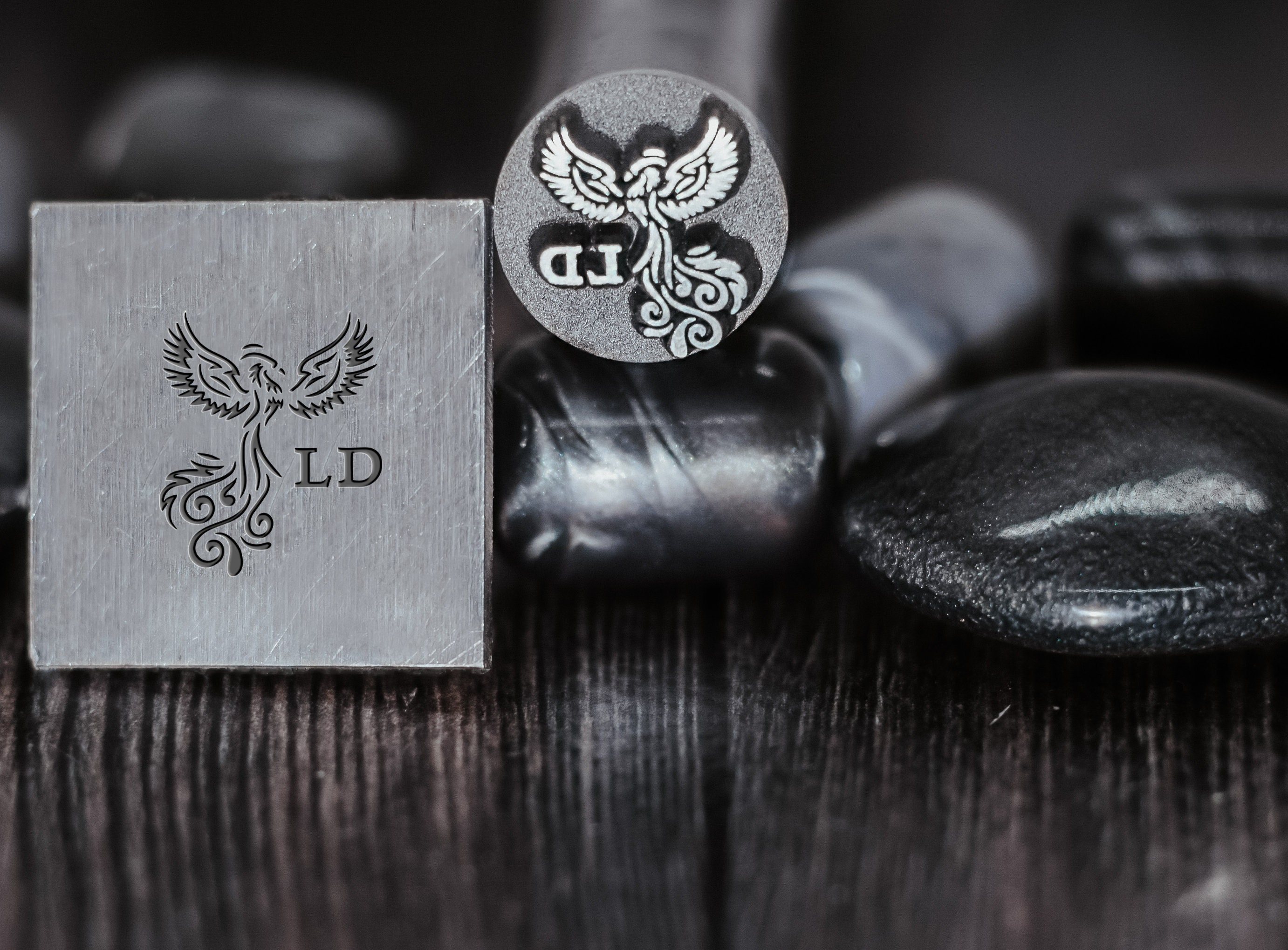 Stamp Custom Logo Metal Design Ceramic Clay Blacksmith Leather ...