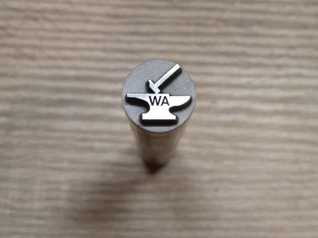 Blacksmith Metal Stamp for Knife Blades Steel Custom Logo - Etsy
