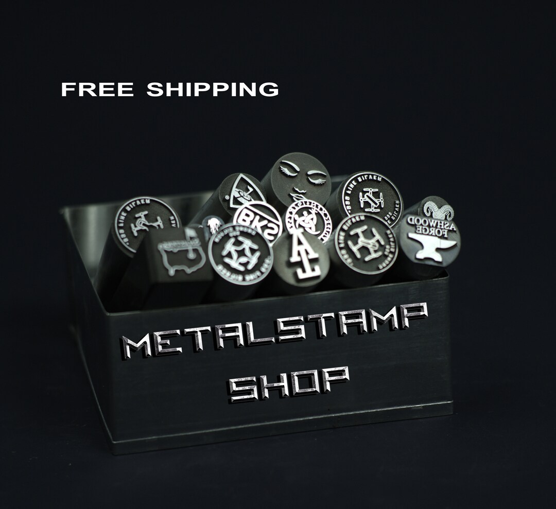 Hard Metal Stamps Custom Logo Metal Design Stamp Jewelry Stamping ...