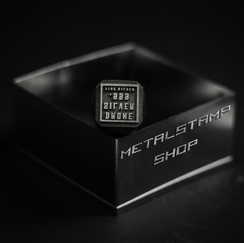 Hard Metal Stamps Custom Logo Metal Design Stamp Jewelry | Etsy