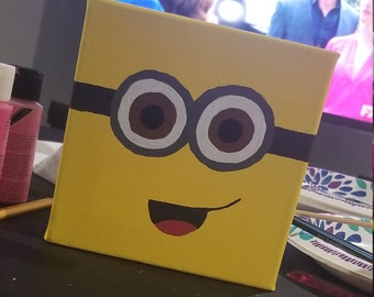 Minion Canvas Painting - Etsy