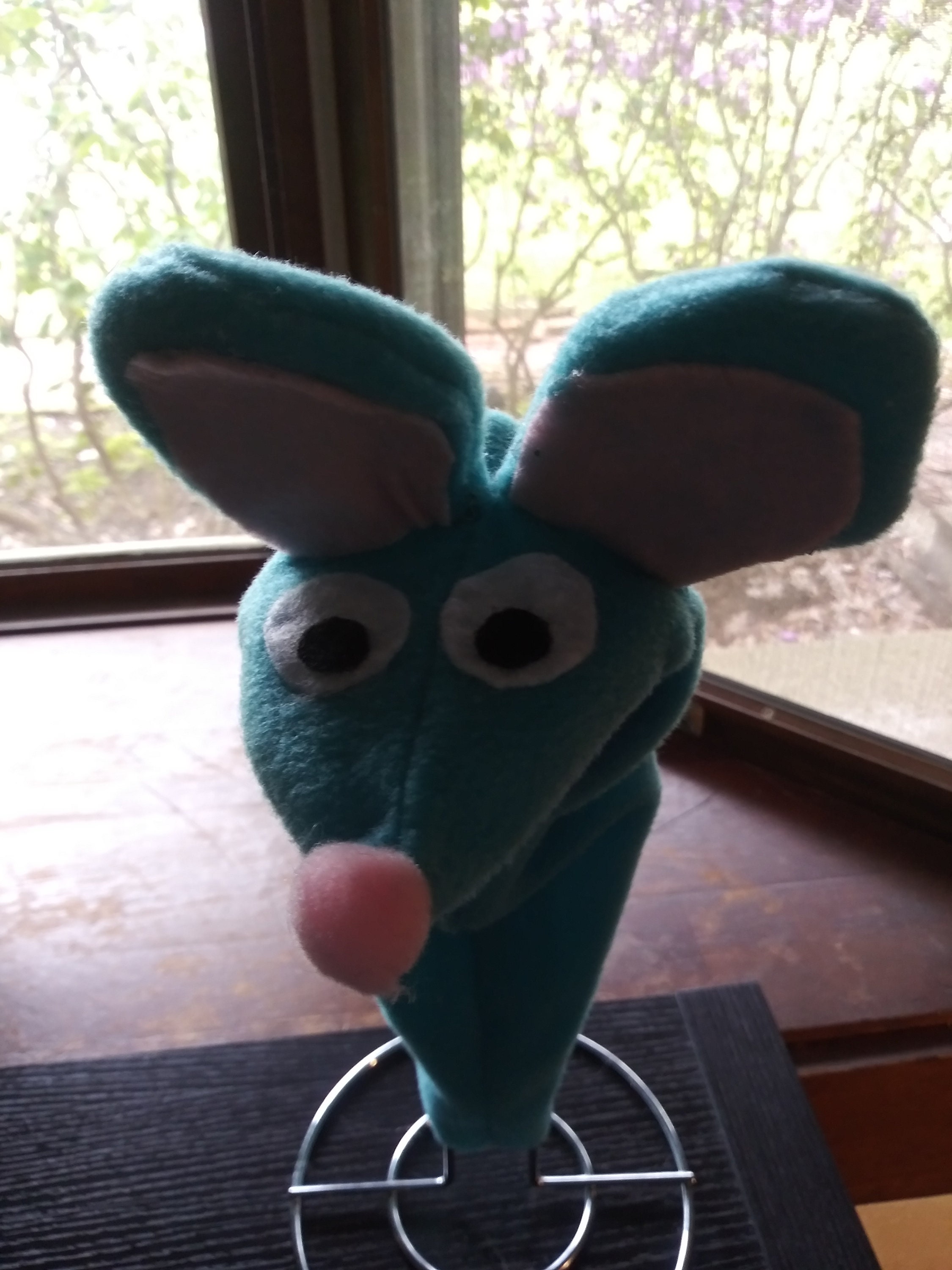 Blue Mouse Puppet | Etsy