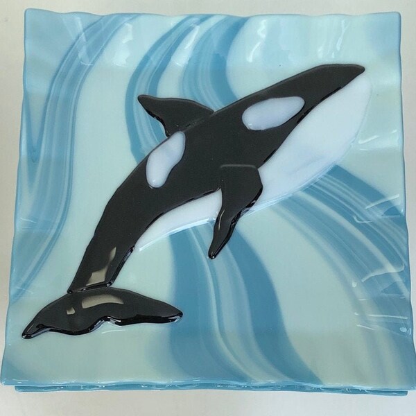 Glass Orca - Etsy
