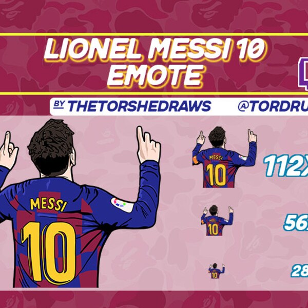 Messi emotes - Etsy México