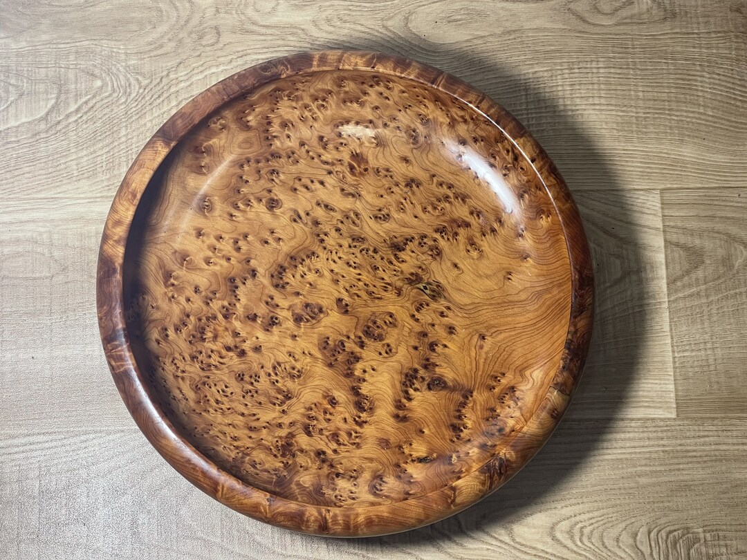 Large Thuya Wood Bowl, Handmade Decor Bowl , Living Room, Kitchen - Etsy