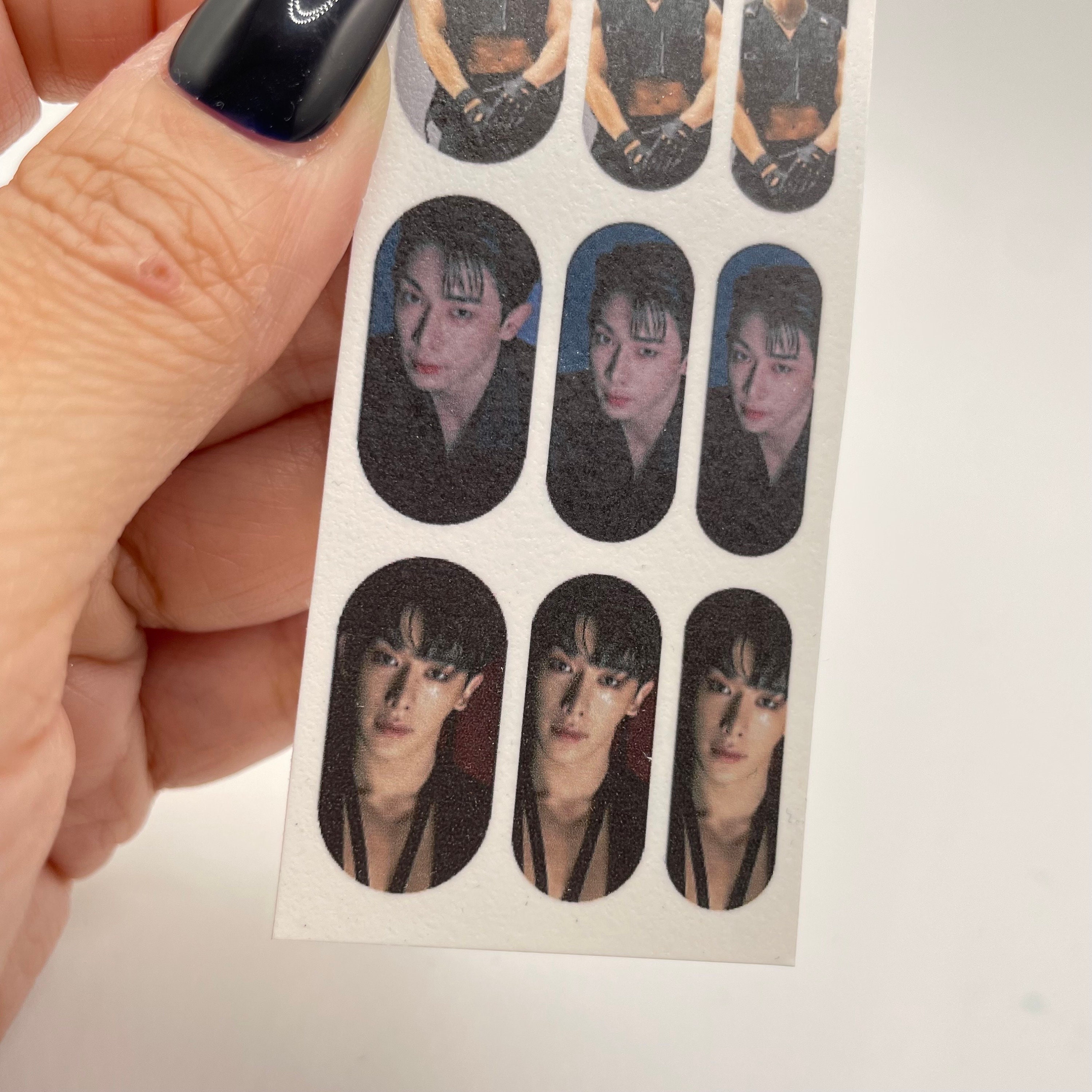 Wonh0 Kpop Design Water Nail Decals - Etsy