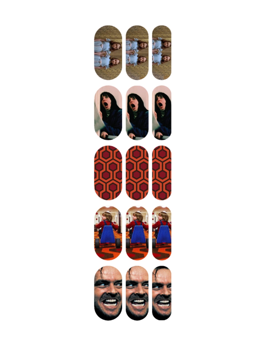 Shining Horror Design Water Nail Decals - Etsy