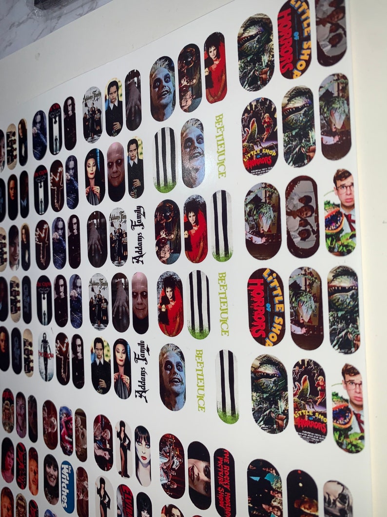150 Cult Classic Movies Water Slide Nail Decals - Etsy