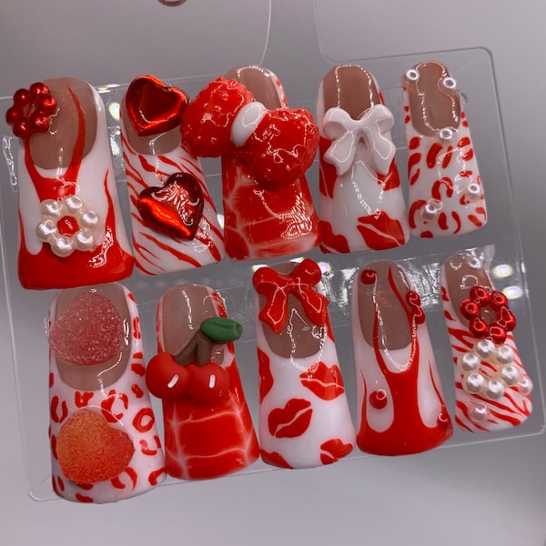 Gyaru Nails - Etsy