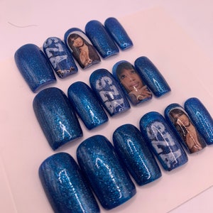 Sza Inspired Design Water Nail Decal Sheet - Etsy