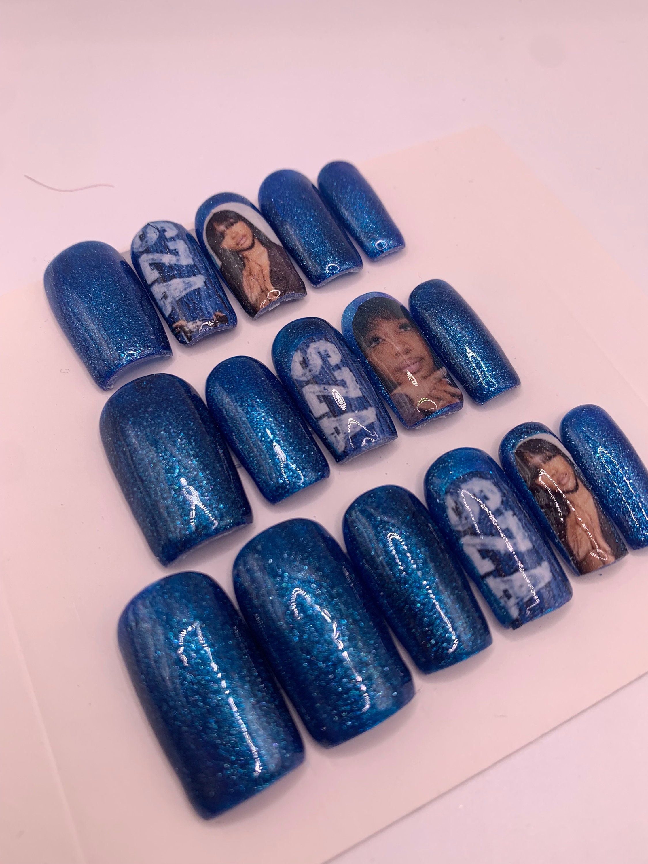 Sza Inspired Design Water Nail Decal Sheet - Etsy