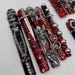 Black and Red Visual Kei 10XL Press on Nail Set - Etsy
