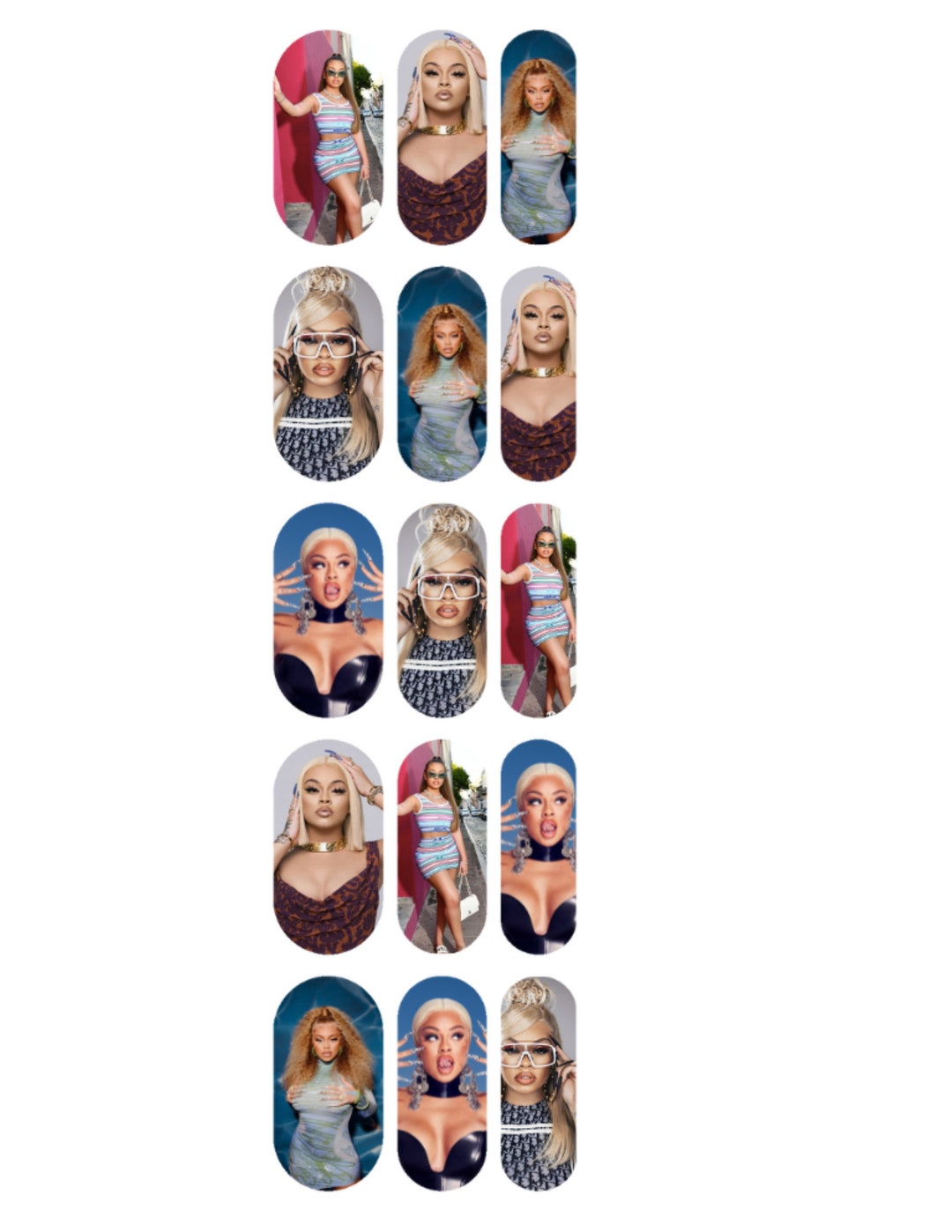 Latt0 Rap Design Water Nail Decals - Etsy