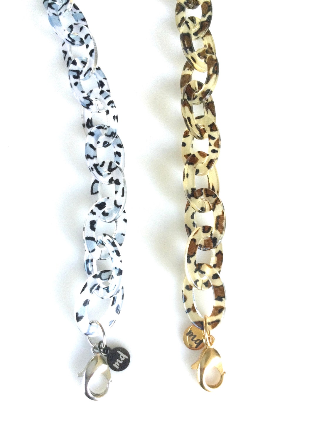 Leopard Print Eyeglass Chain Animal Print Chain for Glasses, Leopard ...