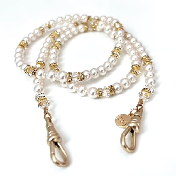 Pearl Eyeglass Chain - Etsy