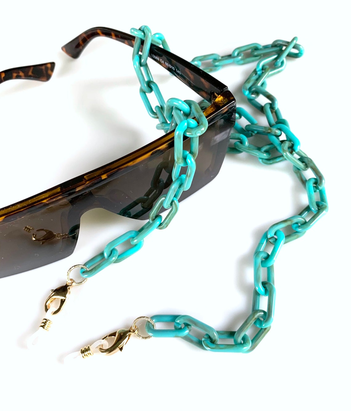 Tortoise Eyeglass Chain (pick Your Color) * Turquoise Sunglass Chain ...