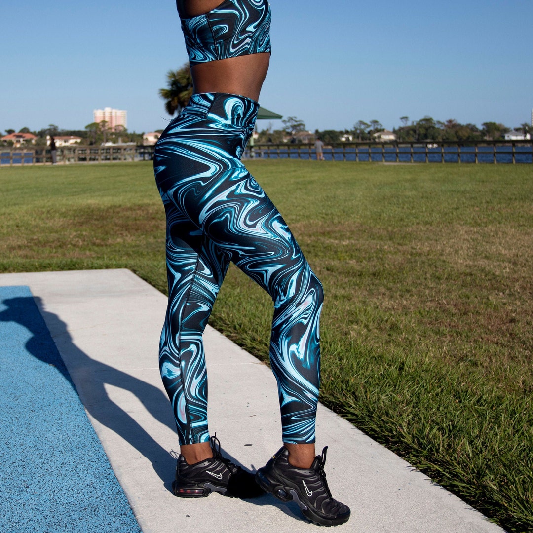 Midnight Blue Leggings | Women's Leggings | Yoga Pants | Gymwear ...