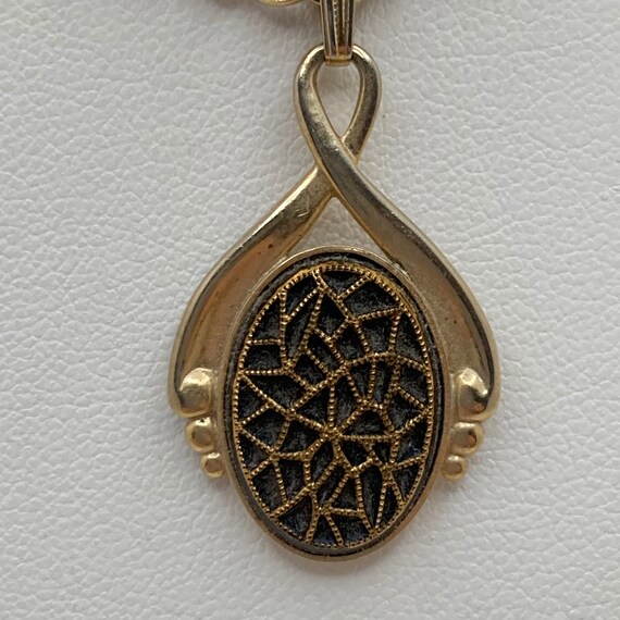 1960s EMMONS Golden Veil Necklace - Gem