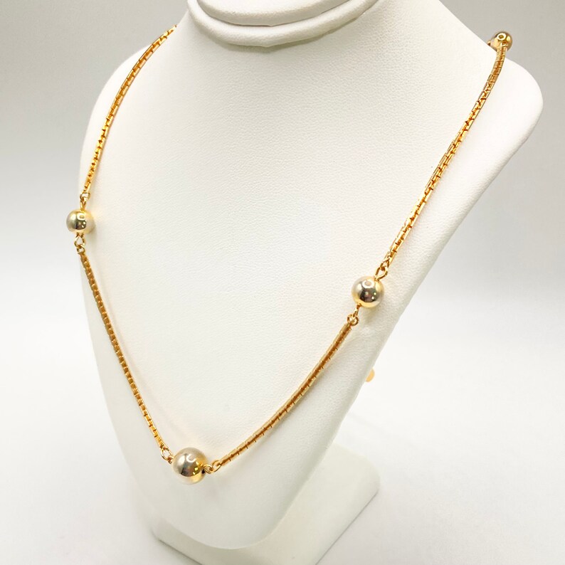 1978 AVON Beaded Chain Necklace Vintage Boston Link Chain - Etsy