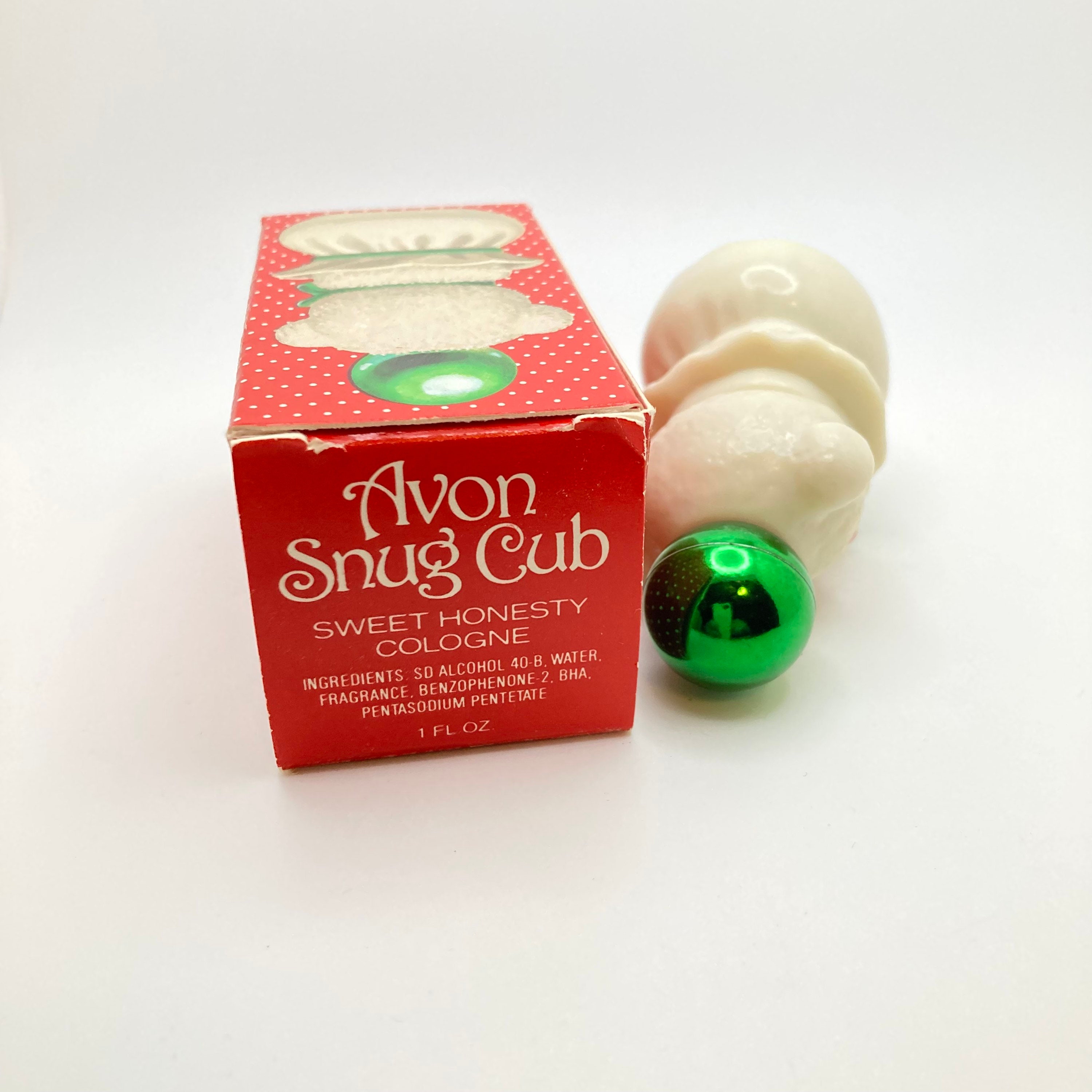 AVON Sweet Honesty Cologne Snug Cub Bear Bottle - Etsy