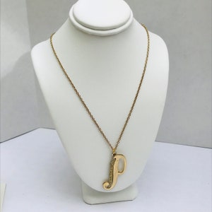 Vintage Letter P Pendant Alphabet Pendant Names With P - Etsy