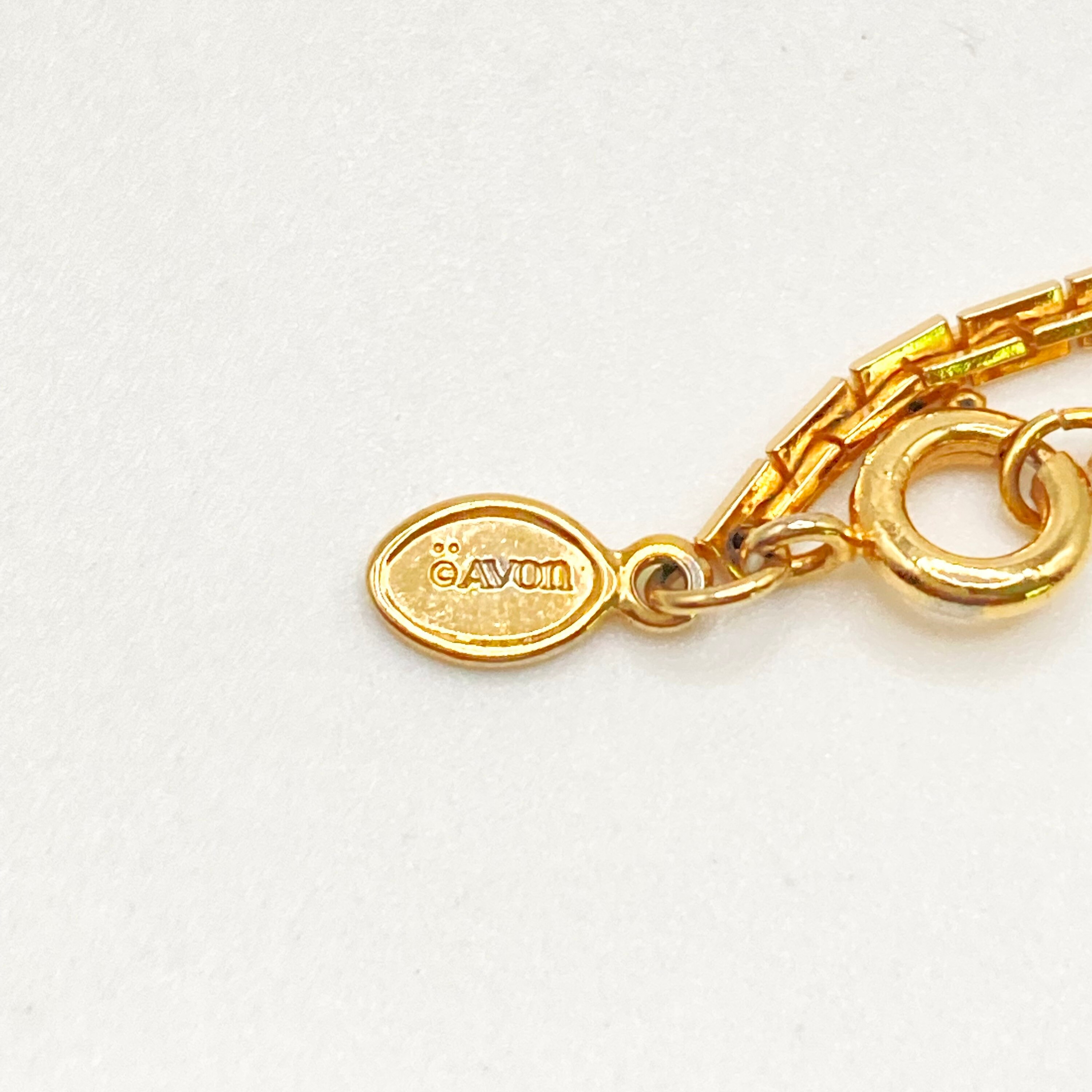 1978 AVON Beaded Chain Necklace Vintage Boston Link Chain | Etsy