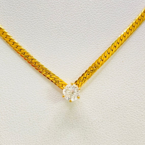 Gold plated cubic zirconia - Gem