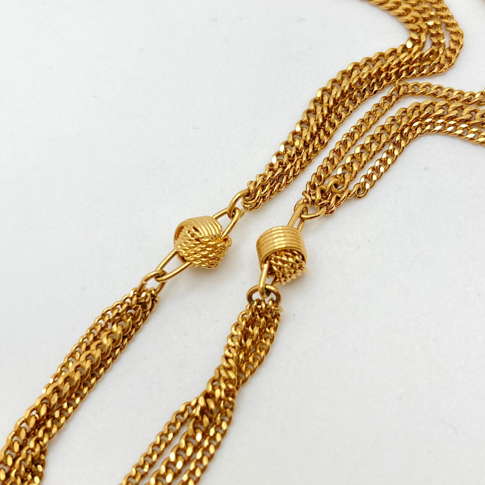 1960s MONET Multistrand Curb Link Chain - Etsy