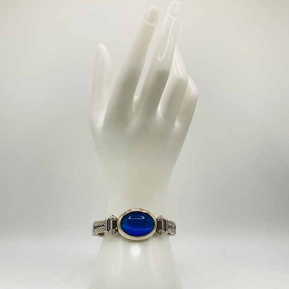 Royal Blue Crystal Bracelet - Blue bangle bracelet - … - Gem
