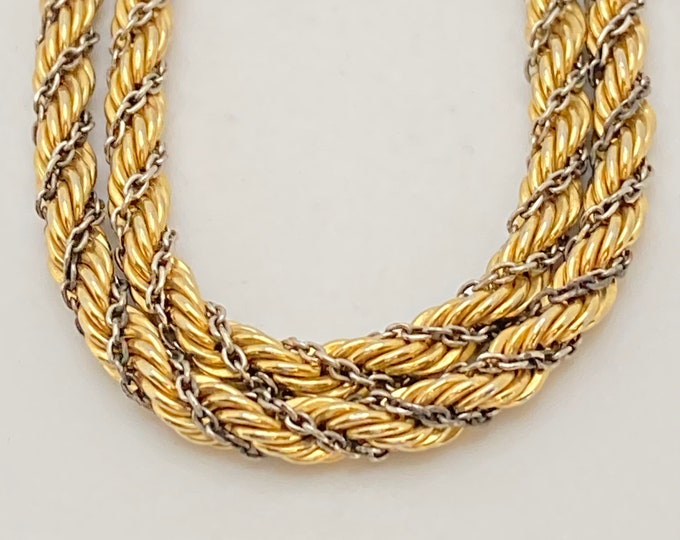 Two Tone Rope Chain - Etsy