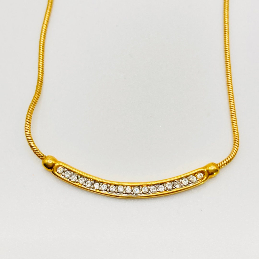 AVON Gold Tone Snake Chain - 15 Inch Avon Chain - Avon Gold Necklace ...