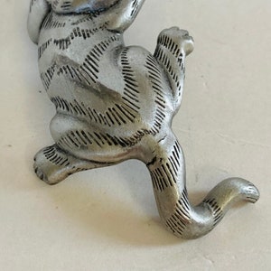 1988 JONETTE JEWELRY JJ Pewter Cat Brooch Pewter Cat Pin - Etsy
