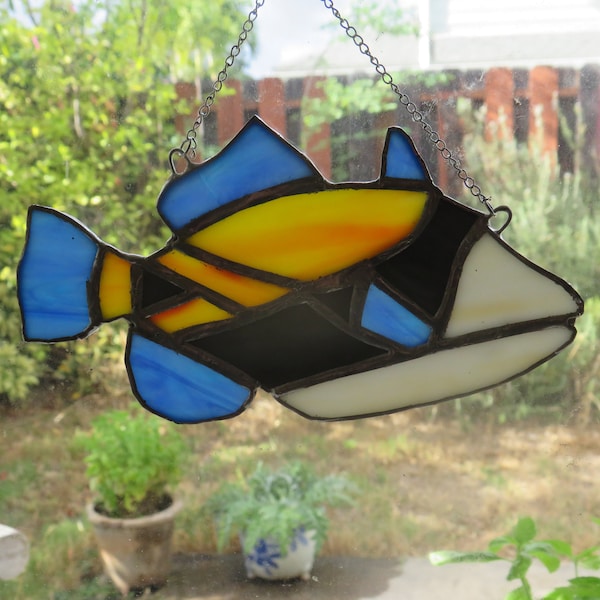 Stained Glass Fish - Etsy