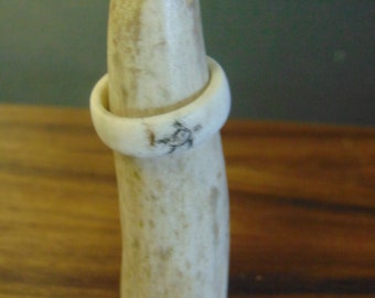 Scrimshaw Ring - Etsy