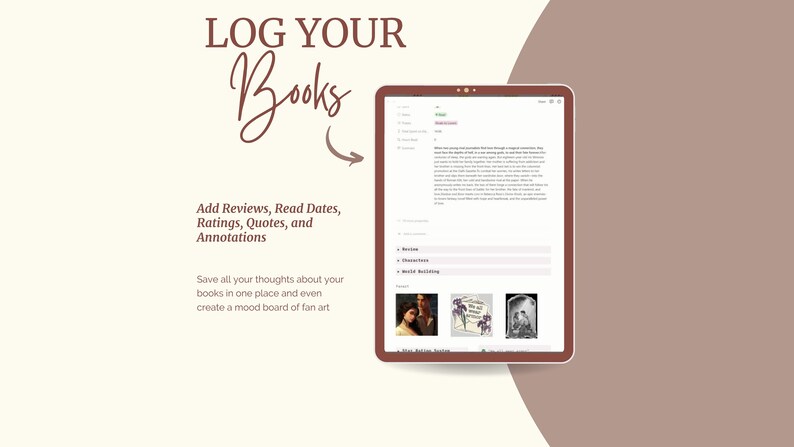 Pink/green Cute Aesthetic Reading Tracker for Notion - Etsy